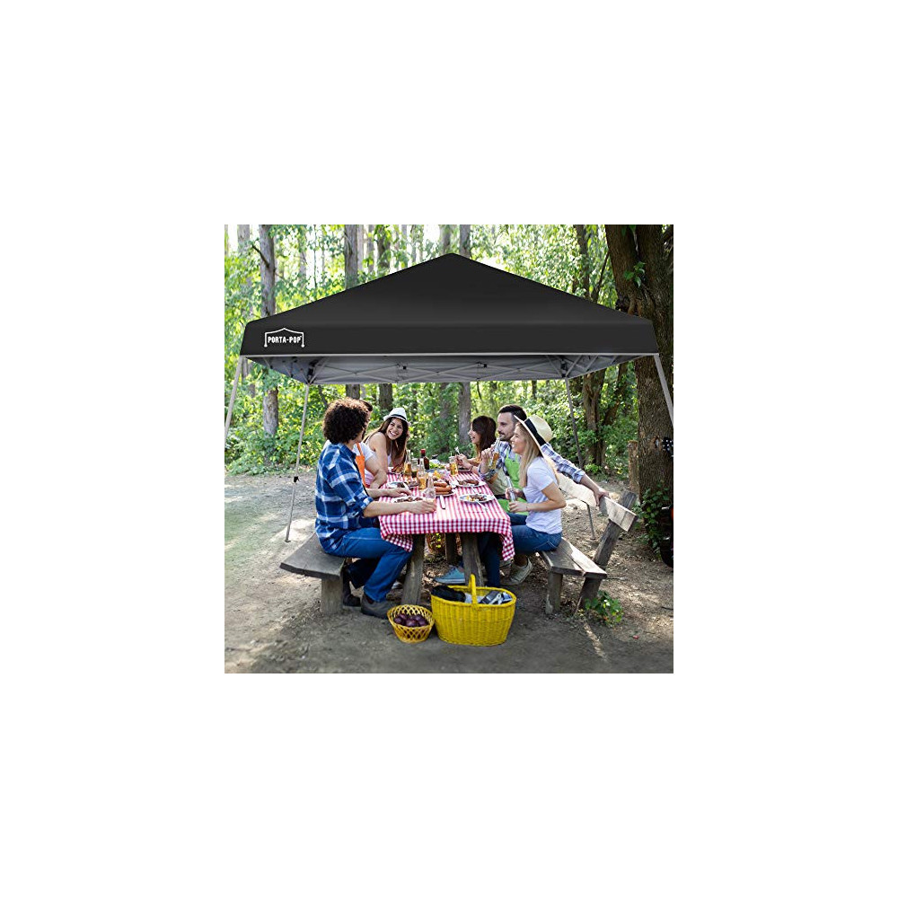 PORTA-POP One Button Easy Pop Up 10x10 ft Portable Folding Canopy ...
