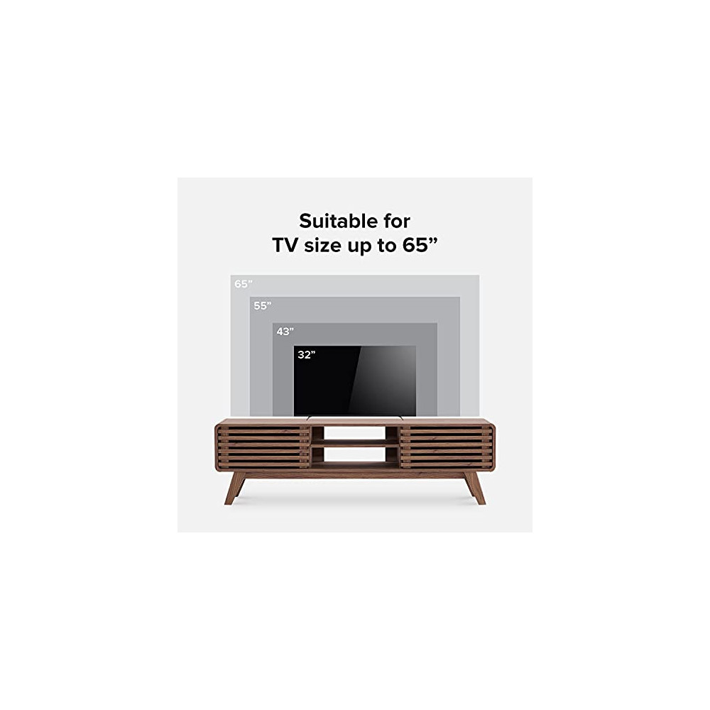 Mopio Ensley Tv Stand 59" Mid-Century Modern Low Profile with ...